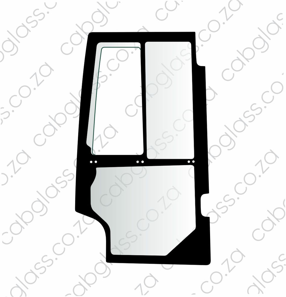 DOOR LH | JCB FEL 413S - 456 E HT / ZX WHEEL LOADER – Cabglass